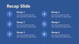 Multiple Recap Slide PowerPoint Template