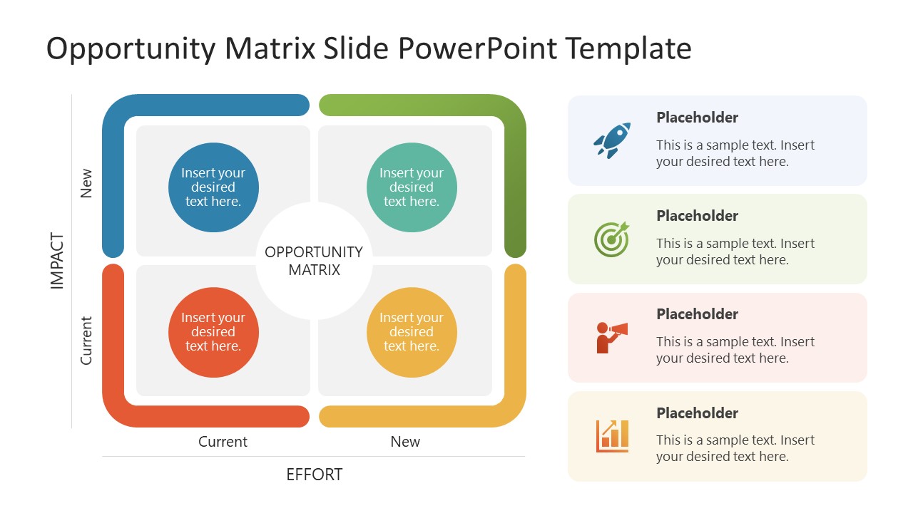 Opportunity Matrix PowerPoint Template