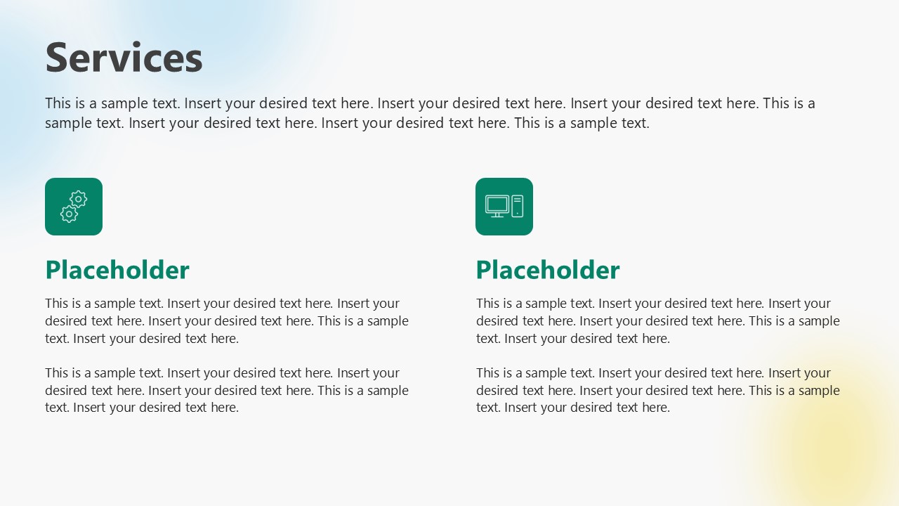 Service Brief PowerPoint Template