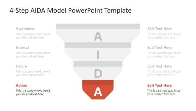Focus Slide - 4-Step AIDA Model Template - SlideModel
