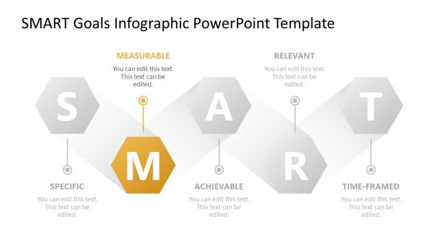 Zigzag Pattern for SMART Goals Infographic Template - SlideModel