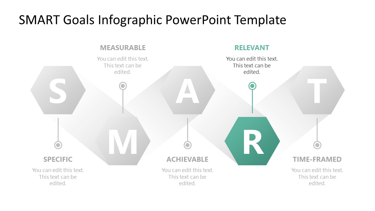 SMART Goals Infographic PowerPoint Template