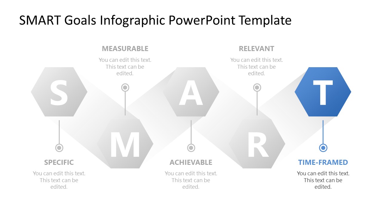 SMART Goals Infographic PowerPoint Template