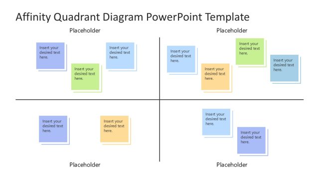 Affinity Quadrant Diagram Presentation Template - SlideModel