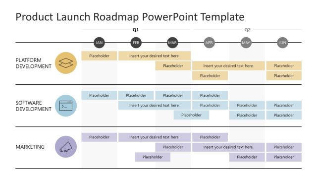 Editable Product Launch PPT Slide - SlideModel