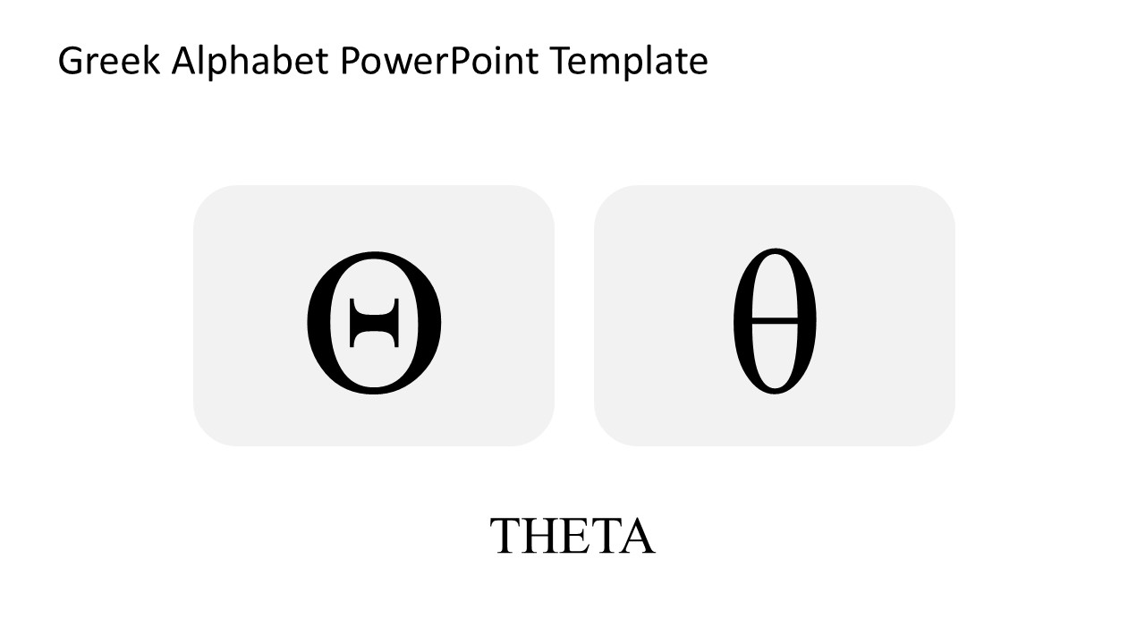 Greek Alphabet PowerPoint Template