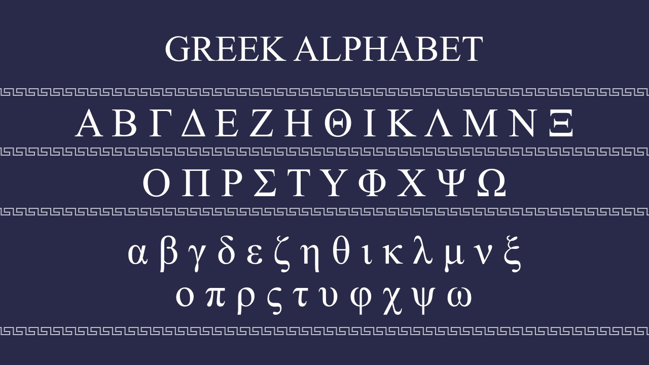 Greek Alphabet PowerPoint Template