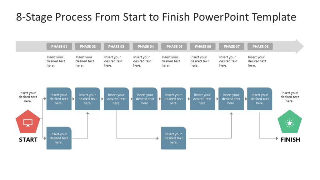 Modern Design for 8-Stage Process From Start to Finish Template ...