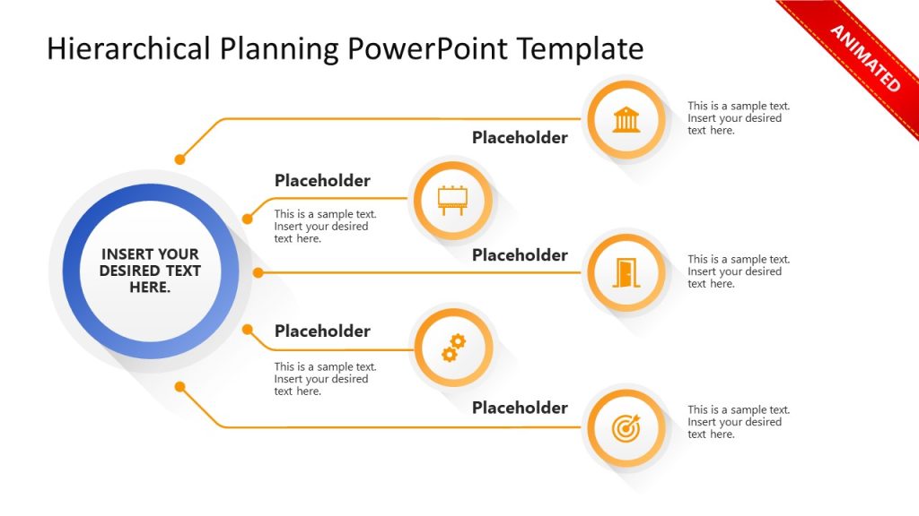 Hierarchical Planning Template Layout - SlideModel