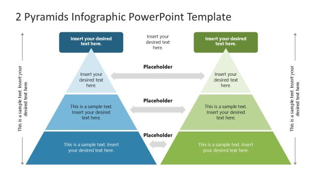 2 Pyramids Infographic PPT Template - SlideModel