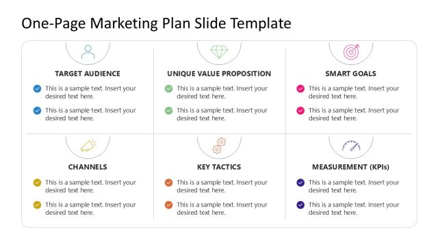One-Page Marketing Plan Presentation Slide - SlideModel