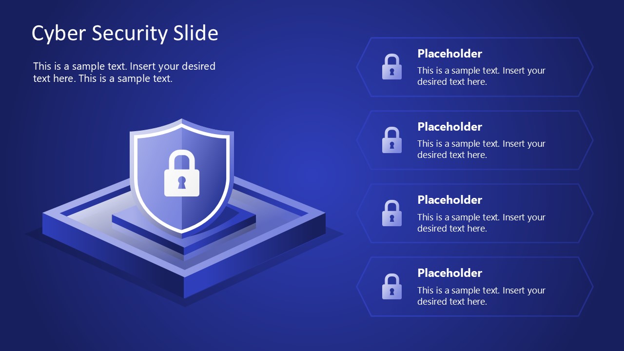 Cyber Security PowerPoint Slide Template