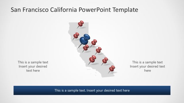 San Francisco California Map Diagram Layout - SlideModel
