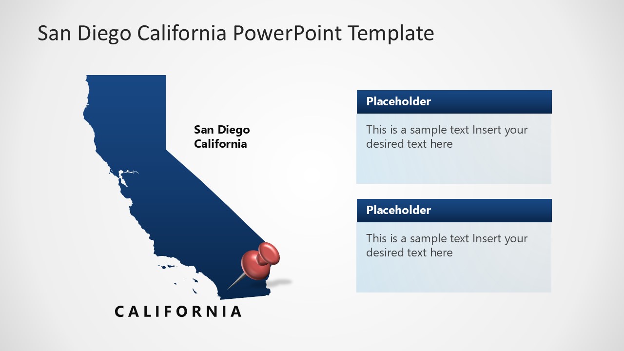 San Diego California PowerPoint Template