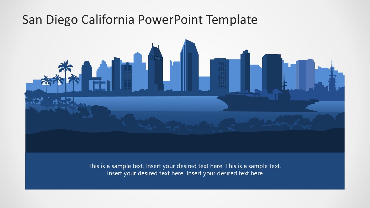 San Diego California PowerPoint Template