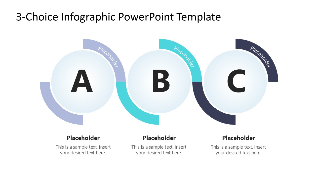 3-Choice Infographic PowerPoint Template