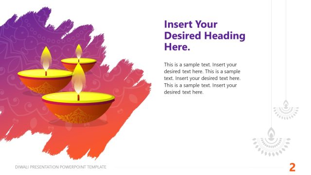 Diwali Plan Presentation Template Slide - SlideModel