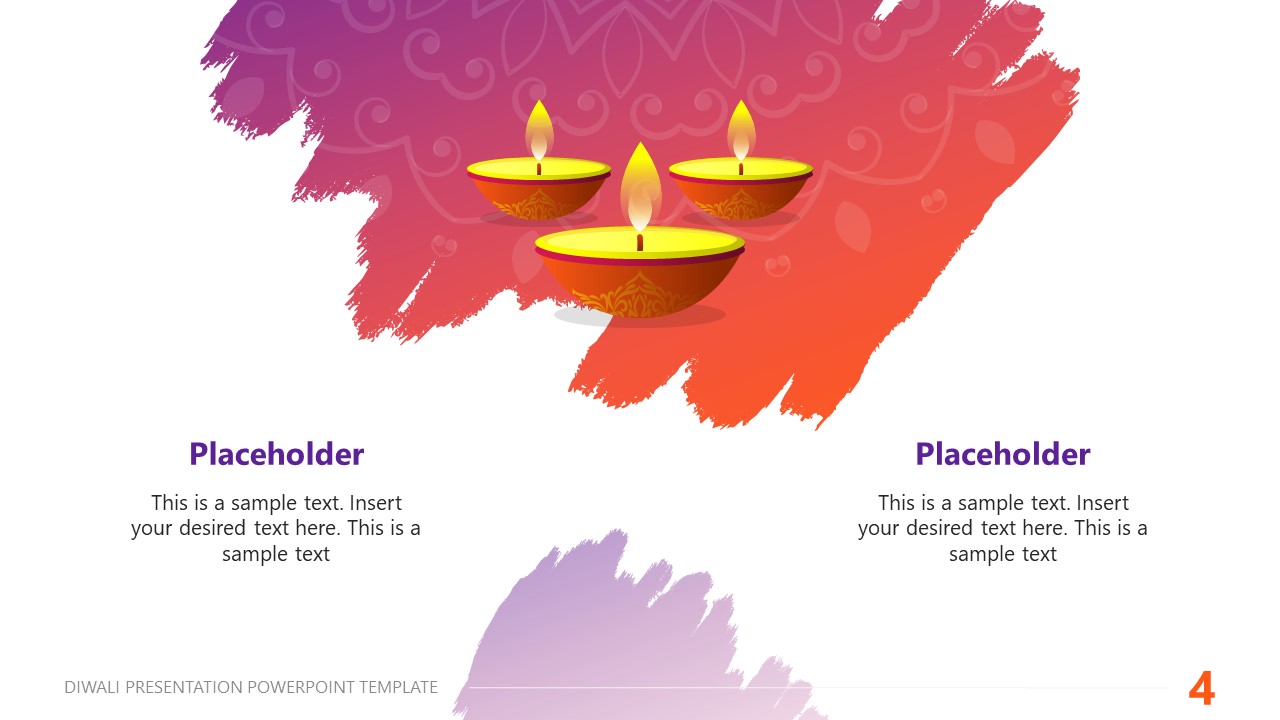 Customizable Diwali Presentation PPT Template - SlideModel