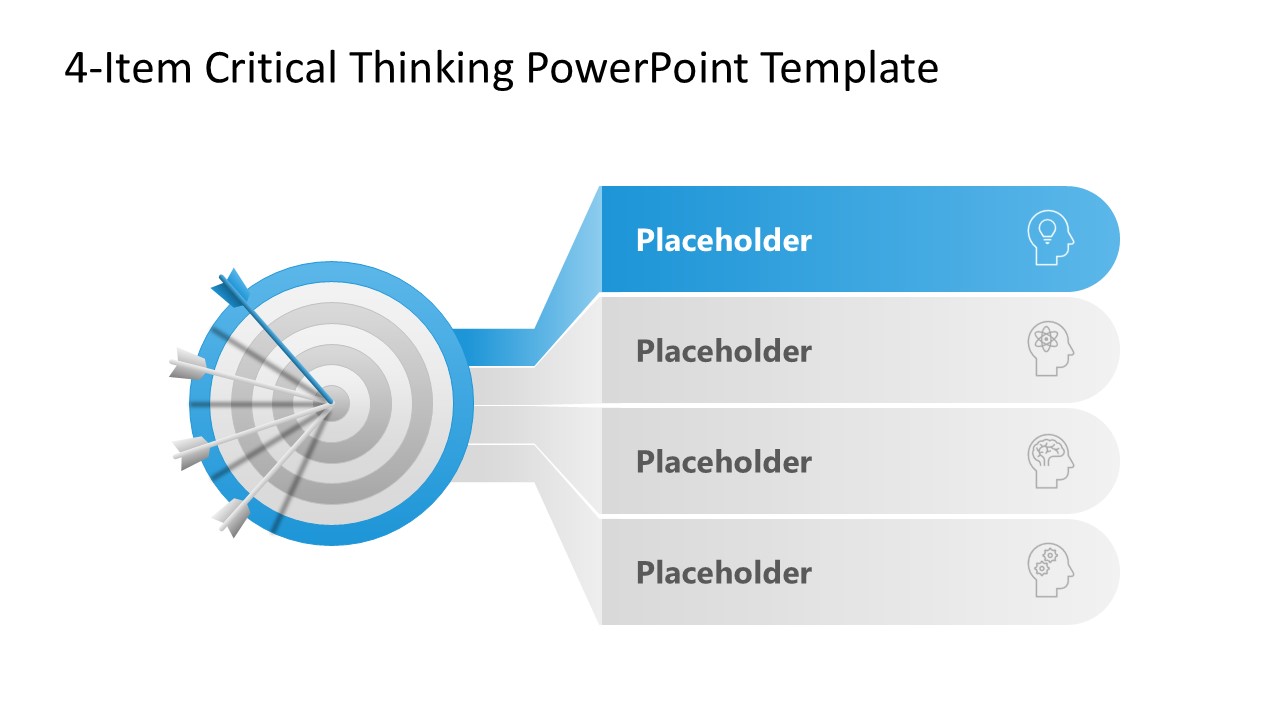 4-Item Critical Thinking PowerPoint Template