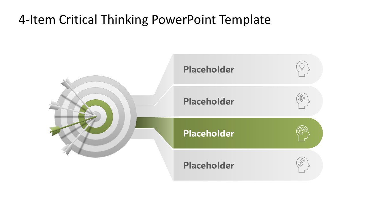 4-Item Critical Thinking PowerPoint Template