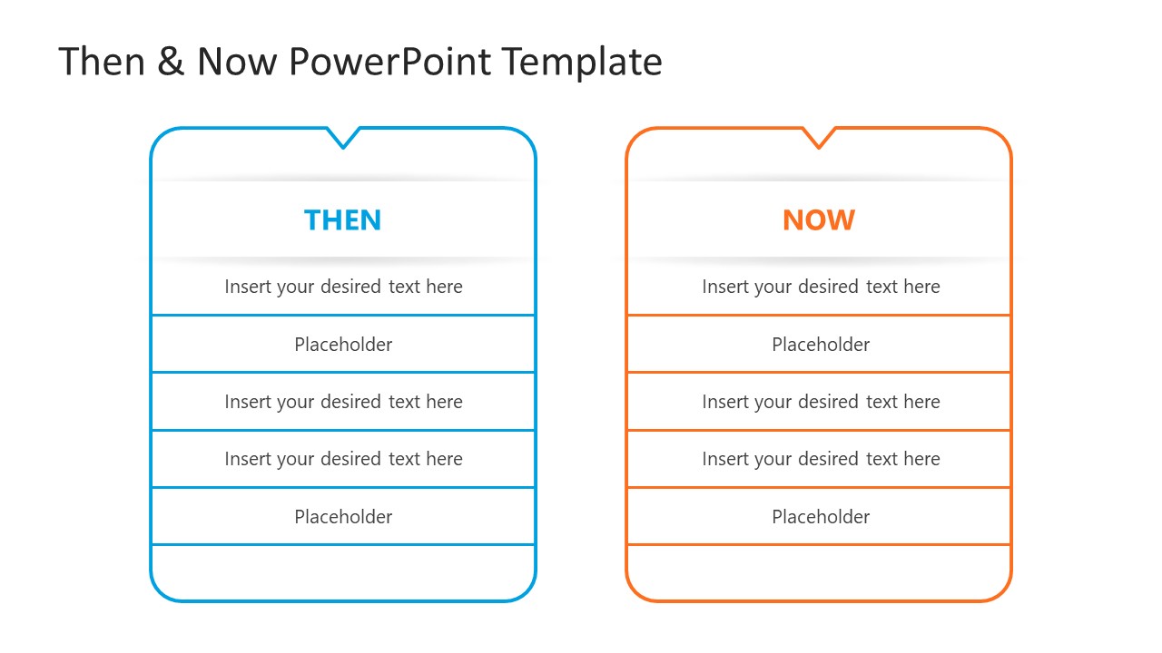 Then & Now PowerPoint Infographic Template