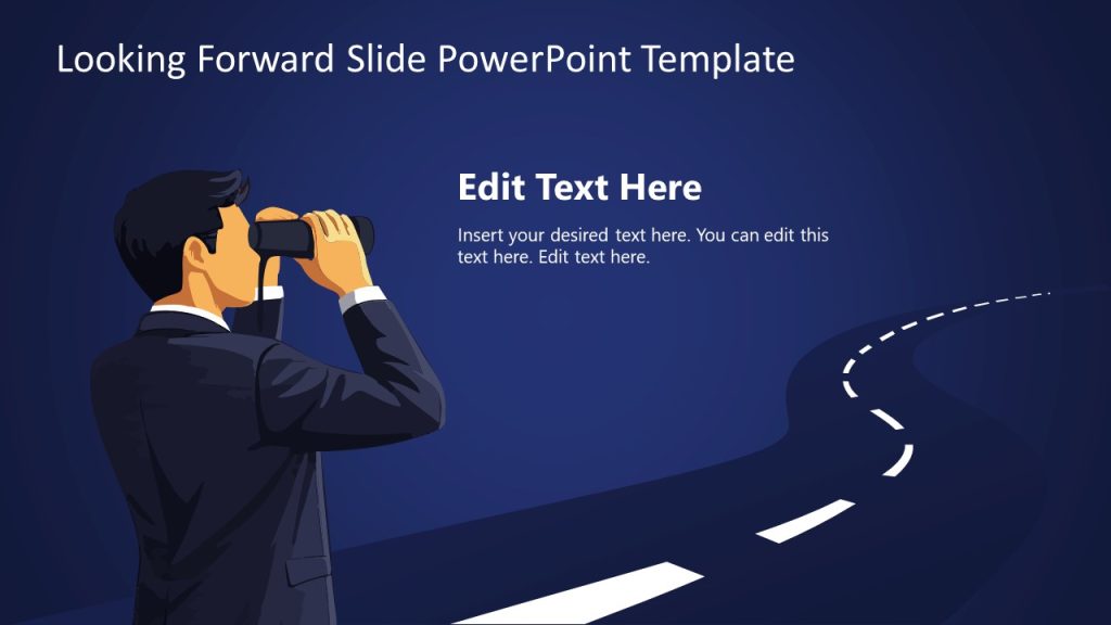 Looking Forward Slide PPT Layout - SlideModel
