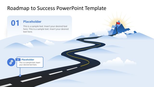 Step 1 Focus Slide - Roadmap to Success PPT Template - SlideModel