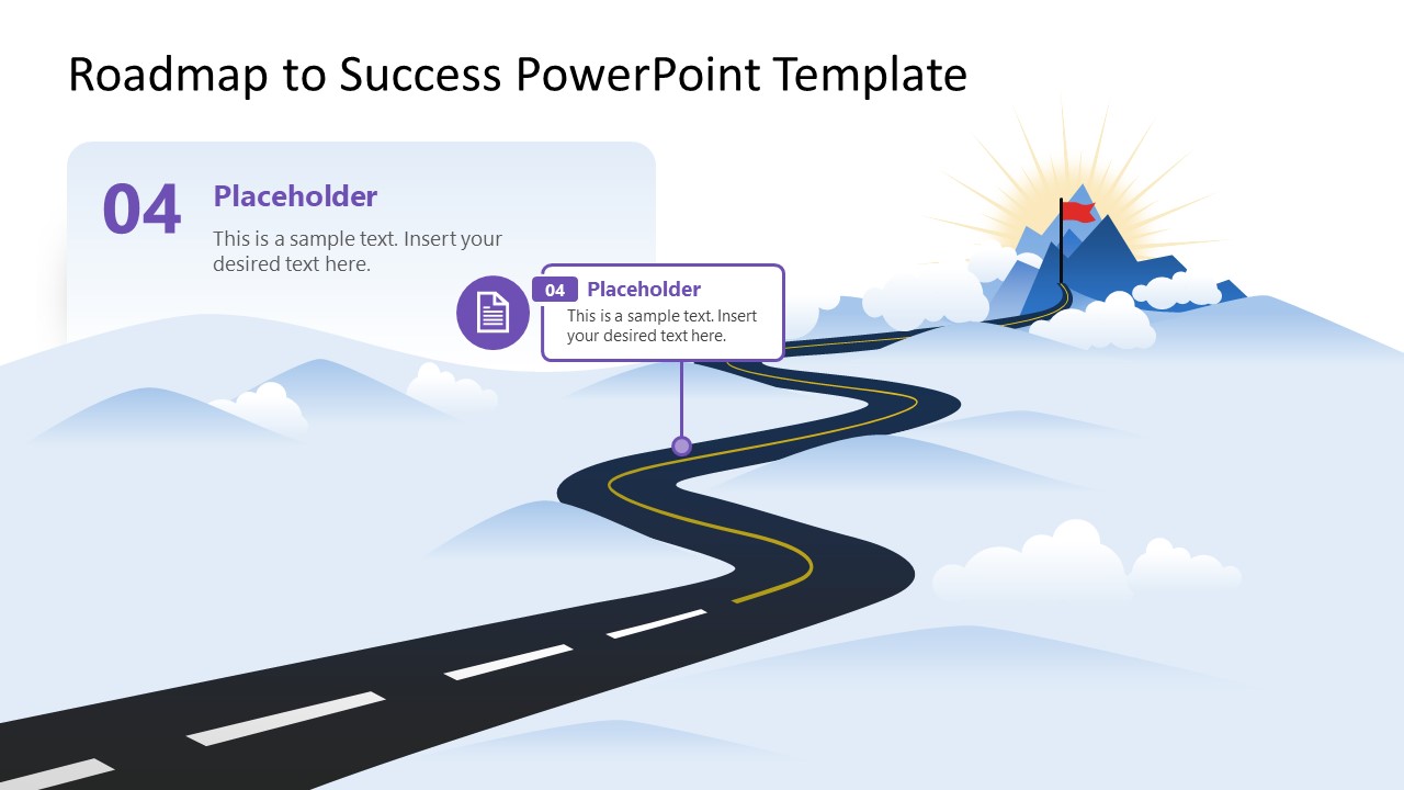 Roadmap to Success PowerPoint Template
