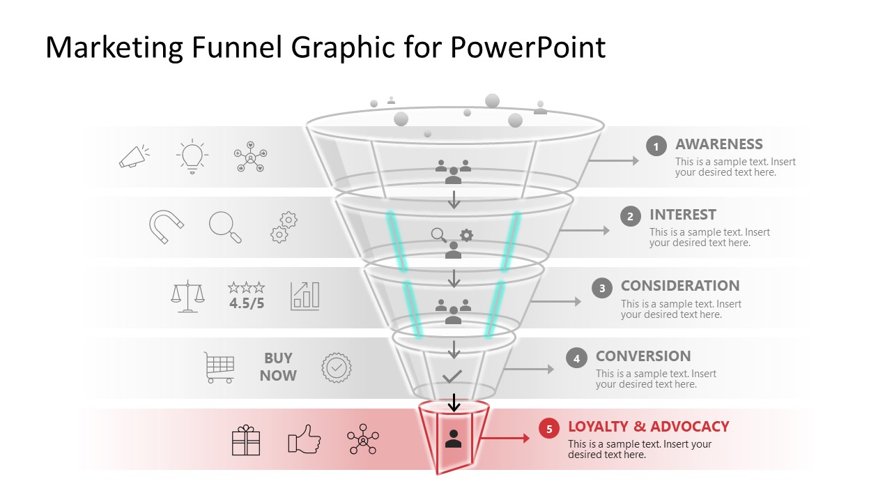 Marketing Funnel Infographic PowerPoint Template