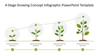 4-Stage Growing Concept Presentation Design Template - SlideModel