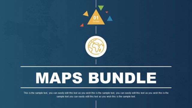 PowerPoint Maps Bundle Slide - SlideModel