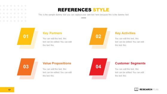 4 Steps References of Research PPT - SlideModel