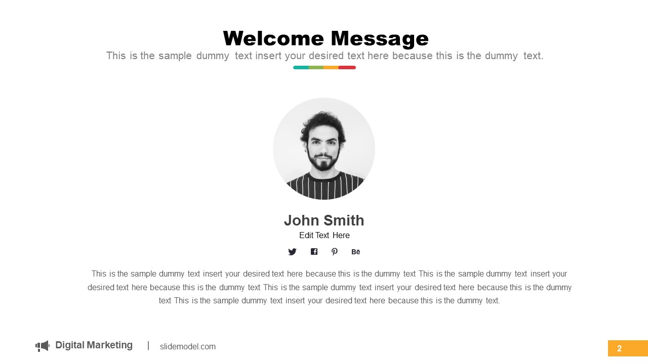 Digital Marketing PowerPoint Template & Presentation Slides