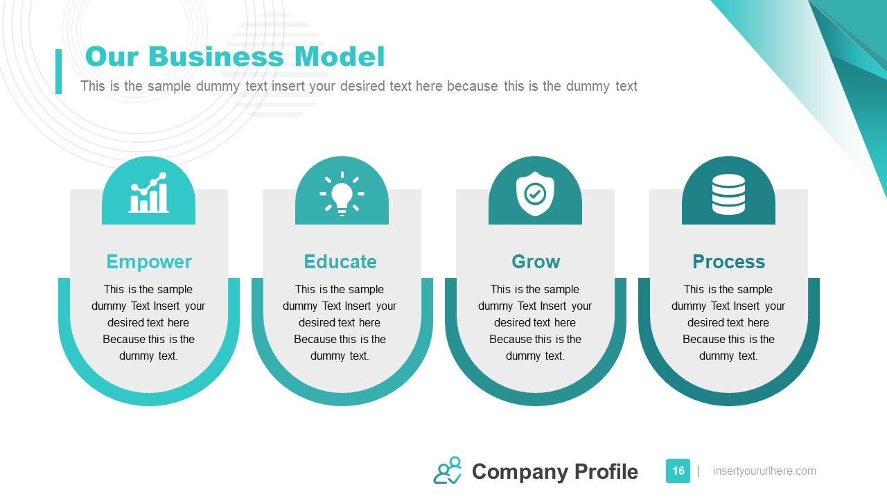 Professional Company Profile PowerPoint Template - SlideModel Professional Company Profile PowerPoint Template - SlideModel