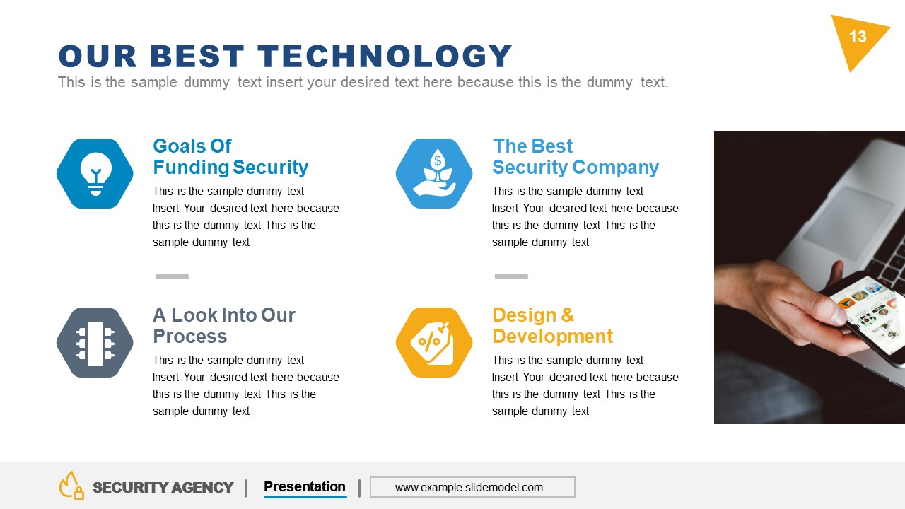 Security Agency PowerPoint Template - SlideModel