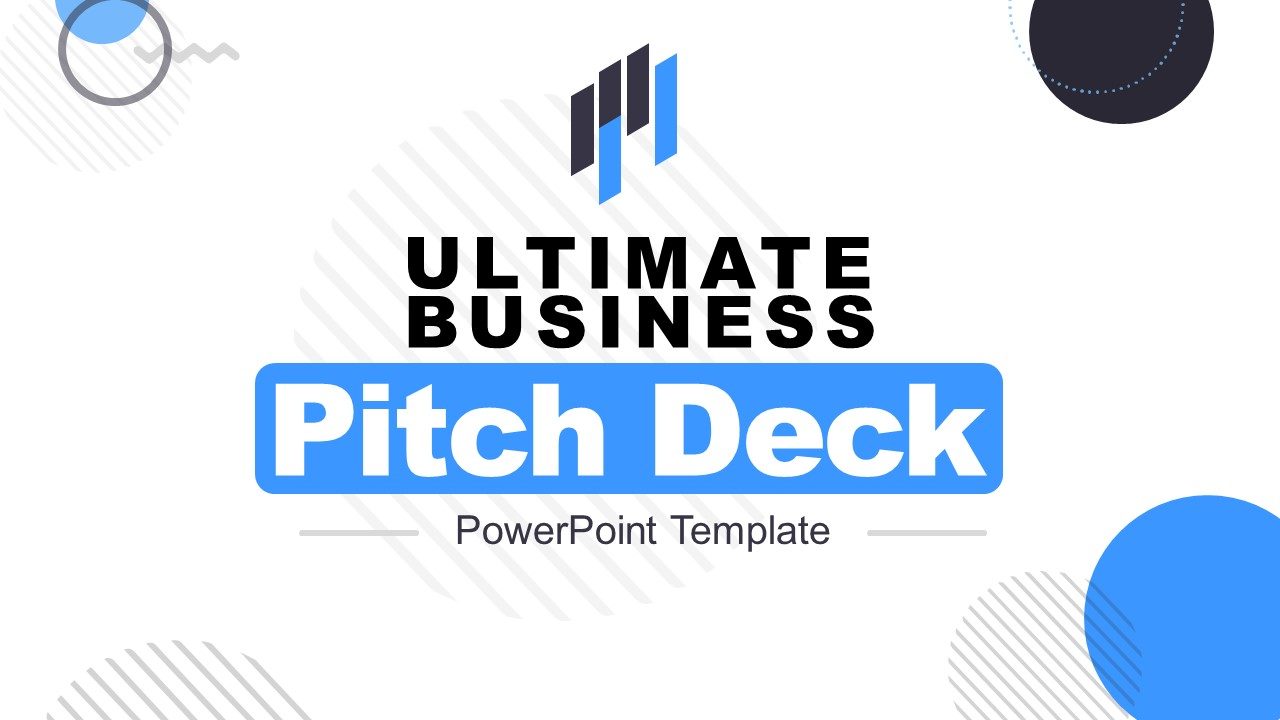 Business Pitch Deck Cover Template - SlideModel