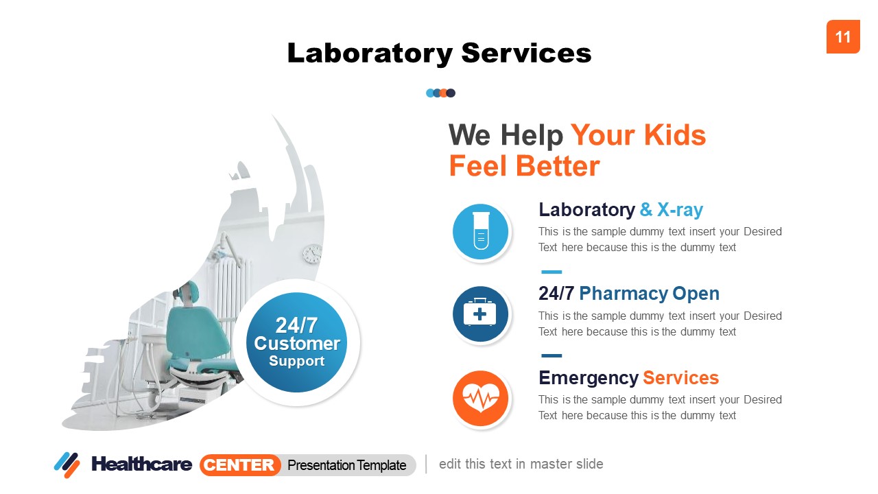 Healthcare Center PowerPoint Template - SlideModel