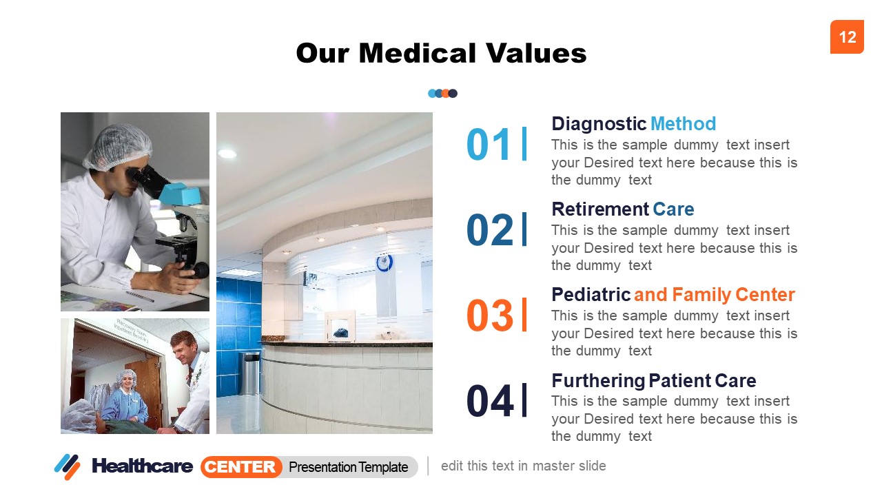 Healthcare Center PowerPoint Template - SlideModel