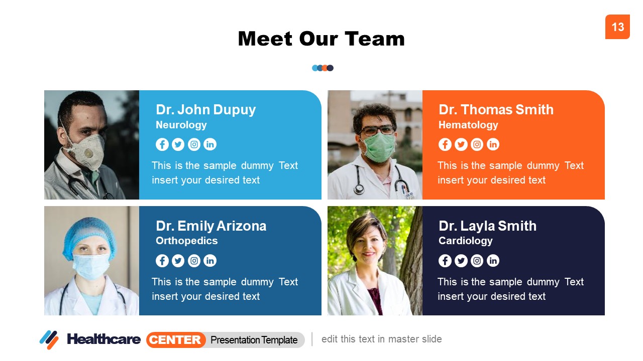 Healthcare Center PowerPoint Template - SlideModel