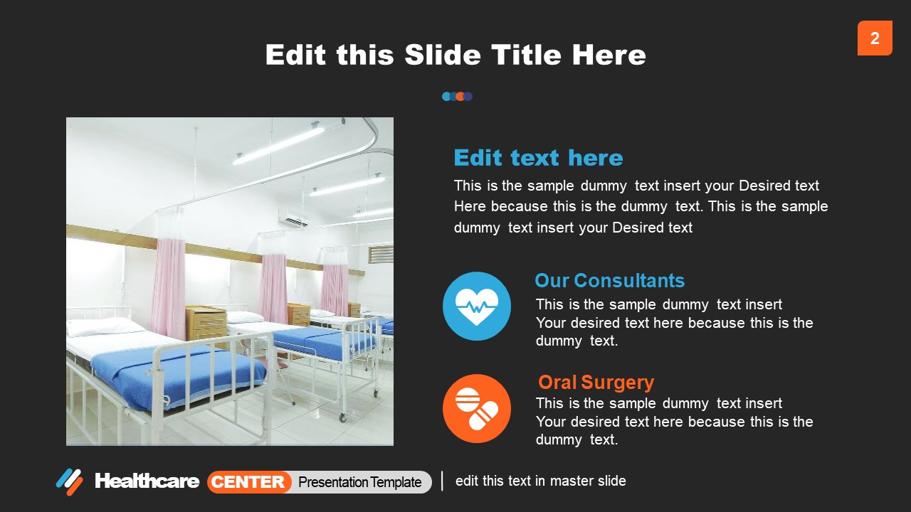 Healthcare Center PowerPoint Template - SlideModel