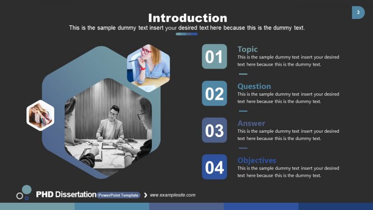 Introduction Template for PhD Dissertation - SlideModel Introduction Template for PhD Dissertation - SlideModel