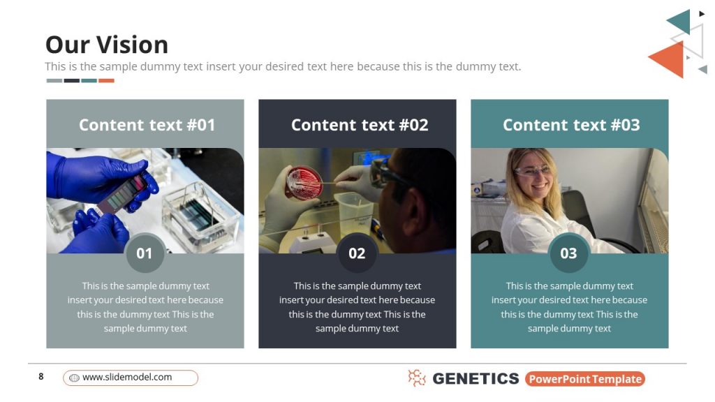 Genetics Our Vision Slide PPT - SlideModel