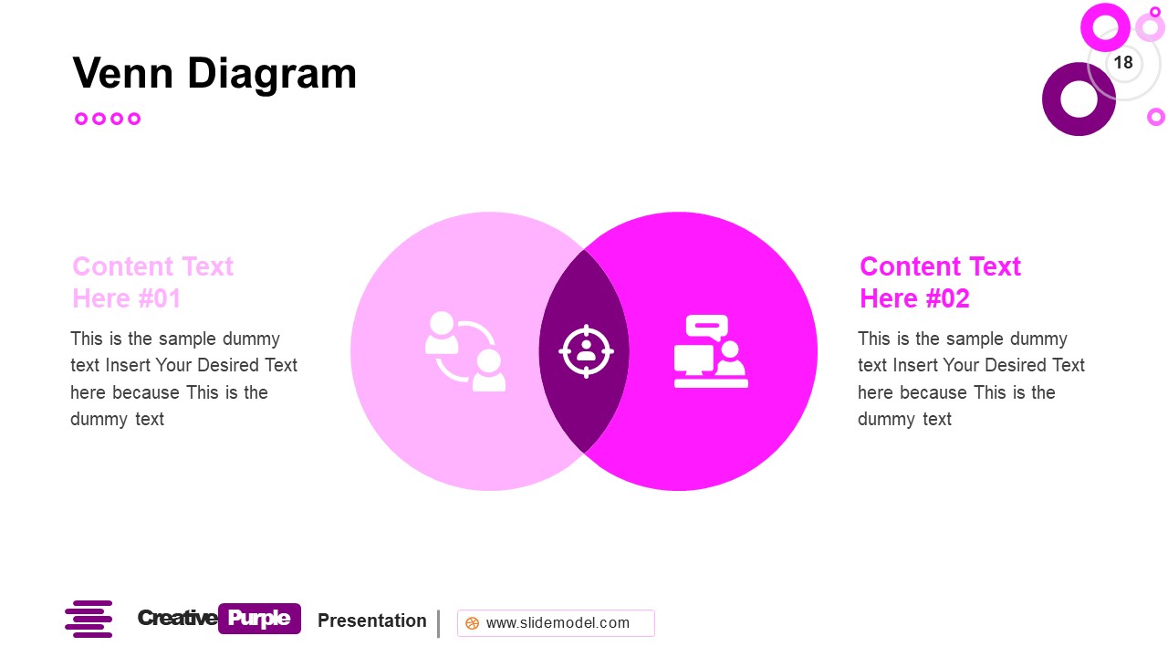 Creative Purple PowerPoint Template - SlideModel