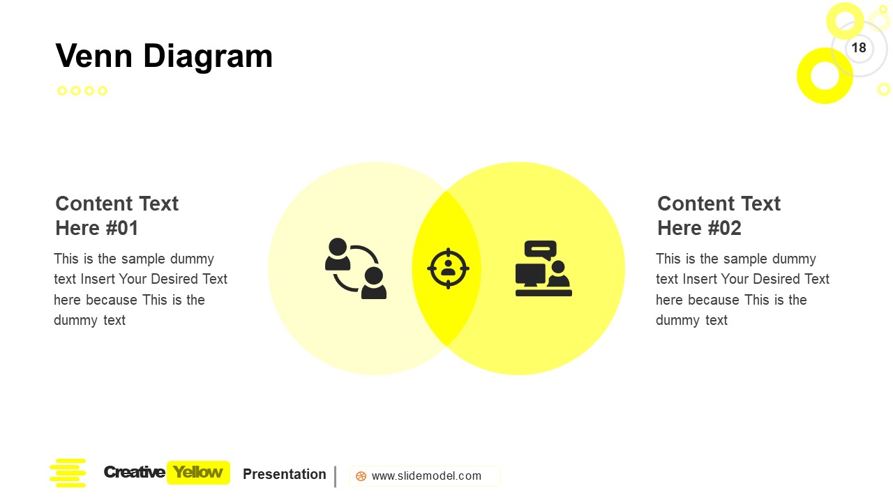 Creative Yellow PowerPoint Template - SlideModel