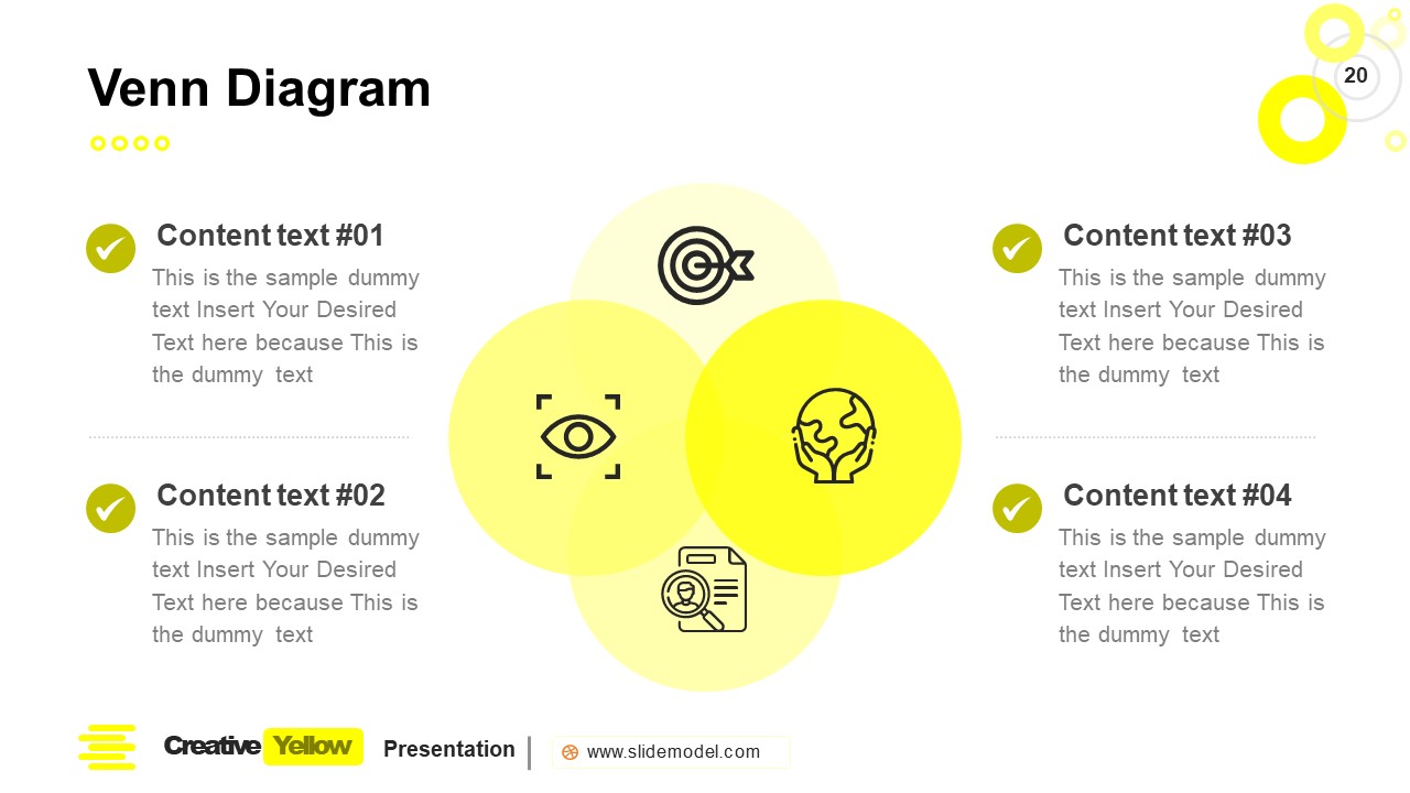 Creative Yellow PowerPoint Template - SlideModel