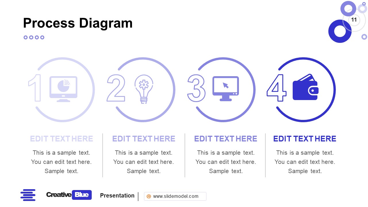 Creative Blue PowerPoint Template - SlideModel