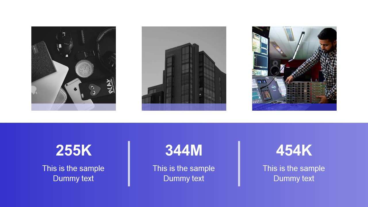 Creative Blue PowerPoint Template - SlideModel