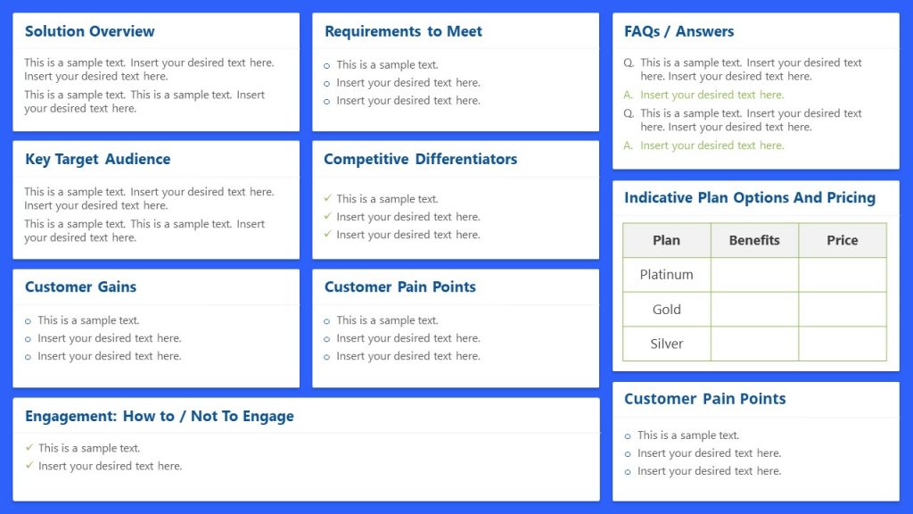 Grid Kill Sheet PowerPoint - SlideModel