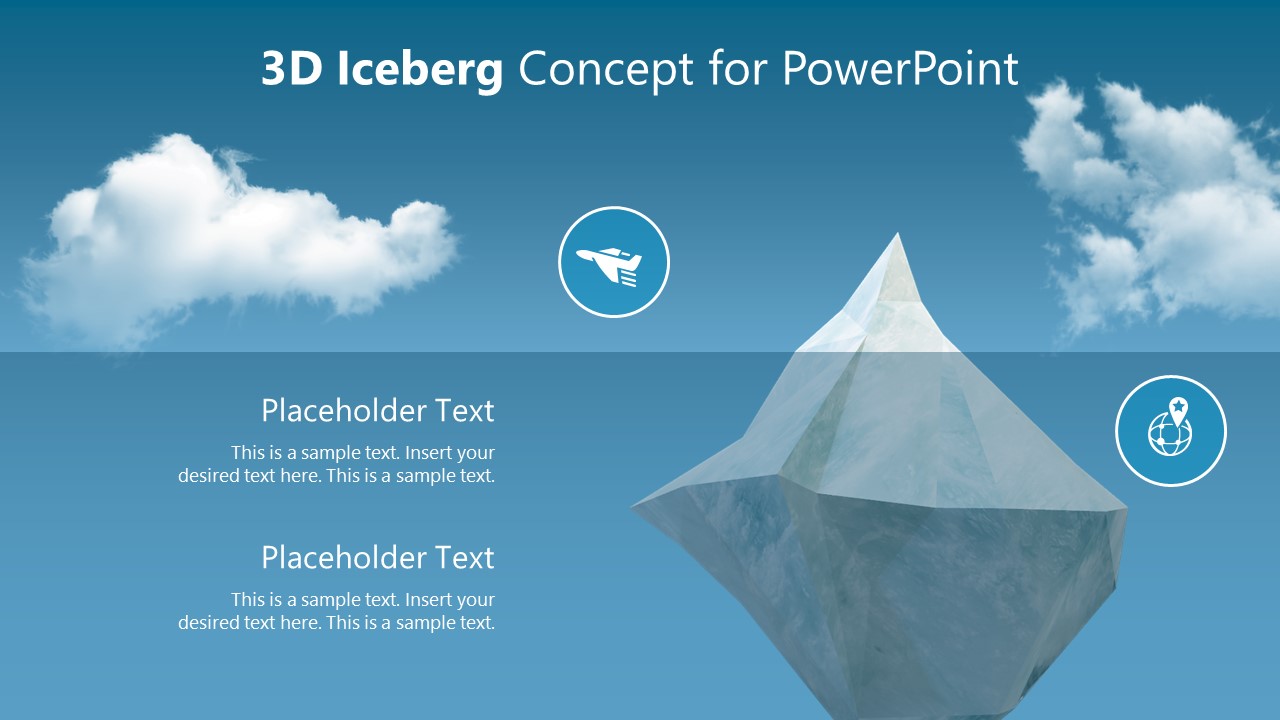 #3 Animated 3D Iceberg Template & Google Slides