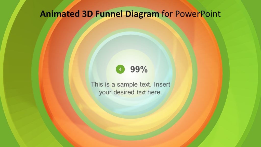 4 Step Funnel Diagram Top - SlideModel